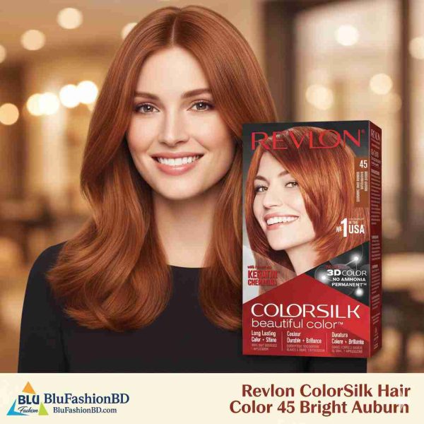 Revlon ColorSilk Beautiful Hair Color 45 Bright Auburn
